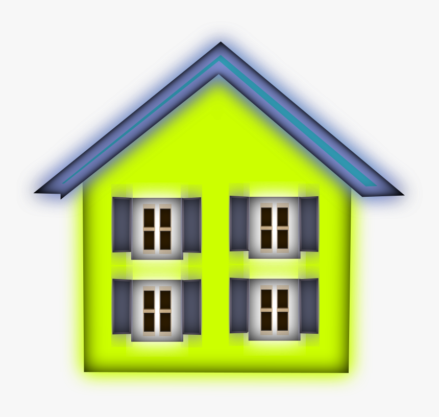 House With Four Windows Clipart, HD Png Download , Transparent Png ...
