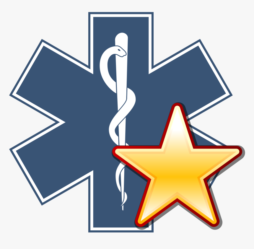 Image-star Of Life With A Gold Star - Logo High Resolution Star Of Life ...