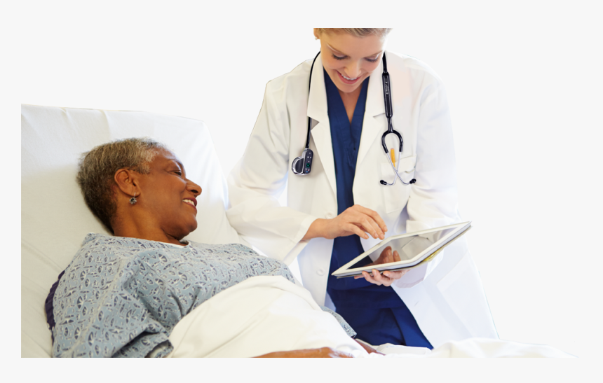 Through Instant Cardiac Insight - Nurse Explaining Procedure To The ...