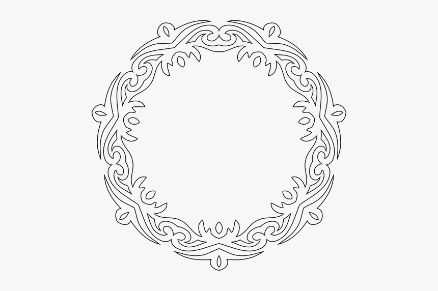 Decorative Frame Line Art - Decorative Lines In .png, Transparent Png ...