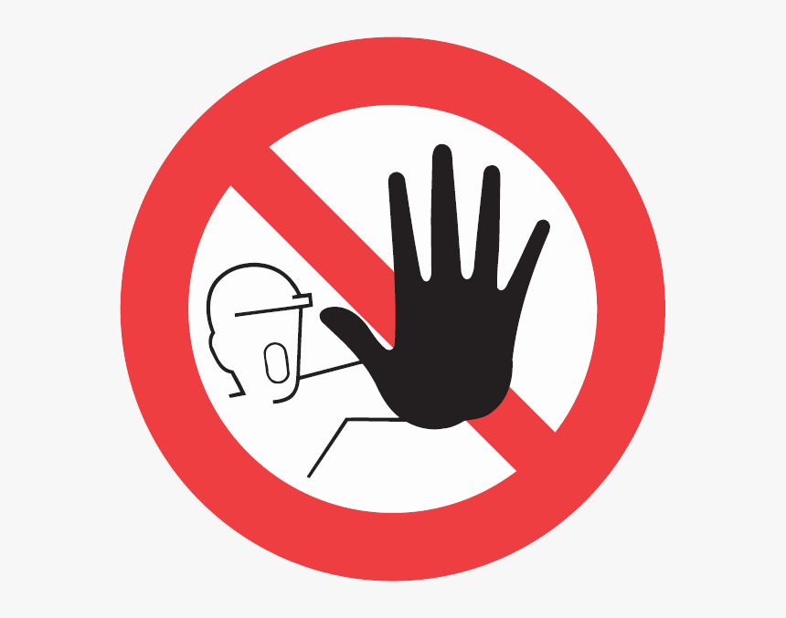 No Admittance Sign - Don T Open Door Sign, HD Png Download ...