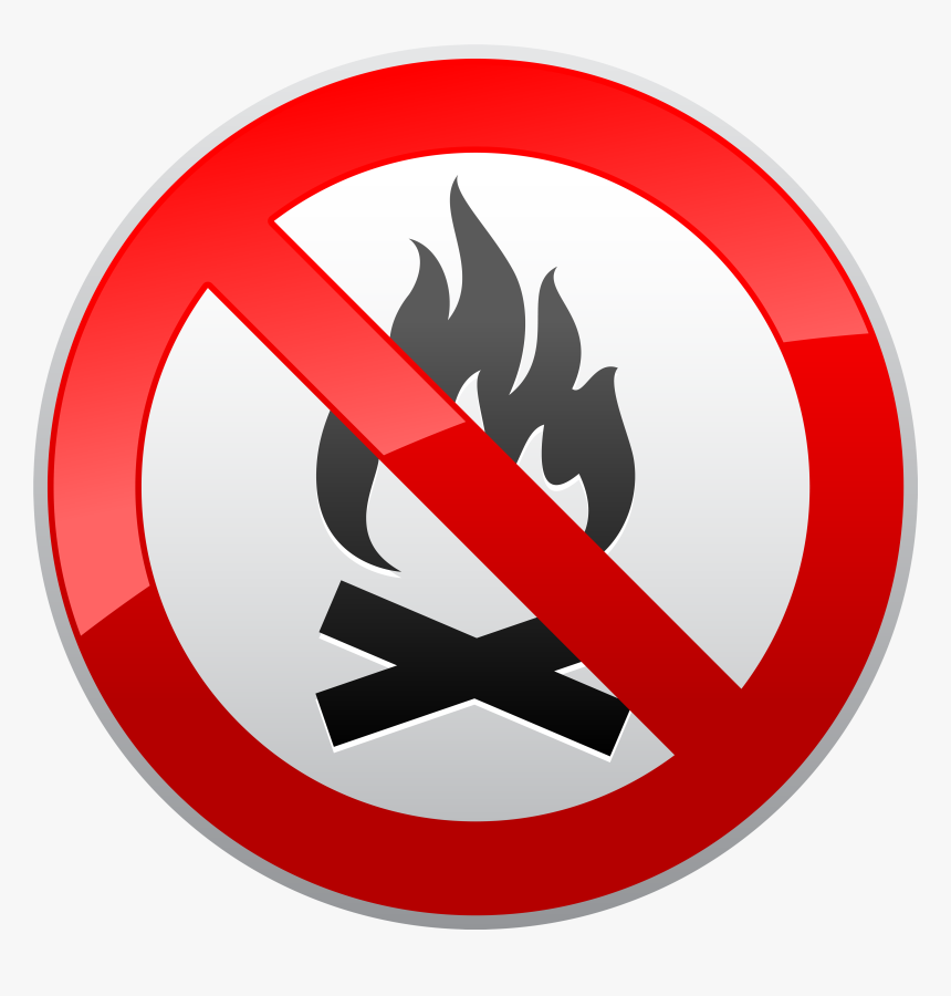 No Lighters And Open Flameprohibition Sign Png Clipart - No Lighter ...