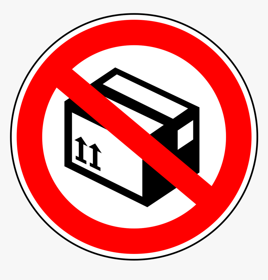 No Packages,package Pictures - Package Ban, HD Png Download ...
