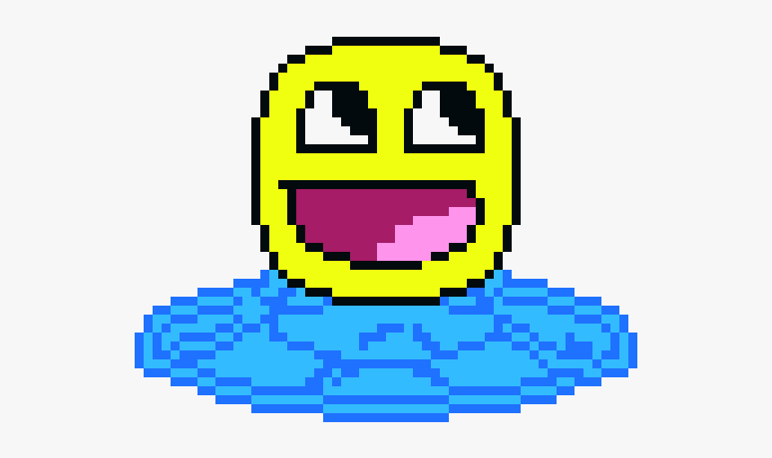 Pixel Art Happy Face, HD Png Download , Transparent Png Image - PNGitem