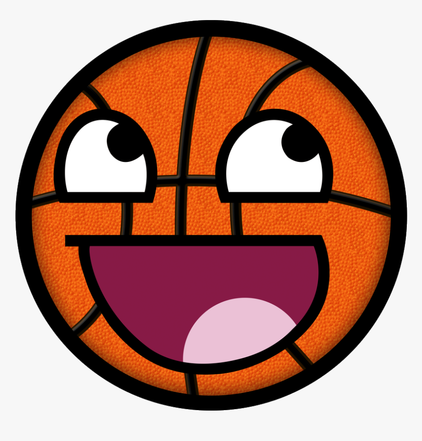 1774221 - Basketball Smiley Face, HD Png Download , Transparent Png ...