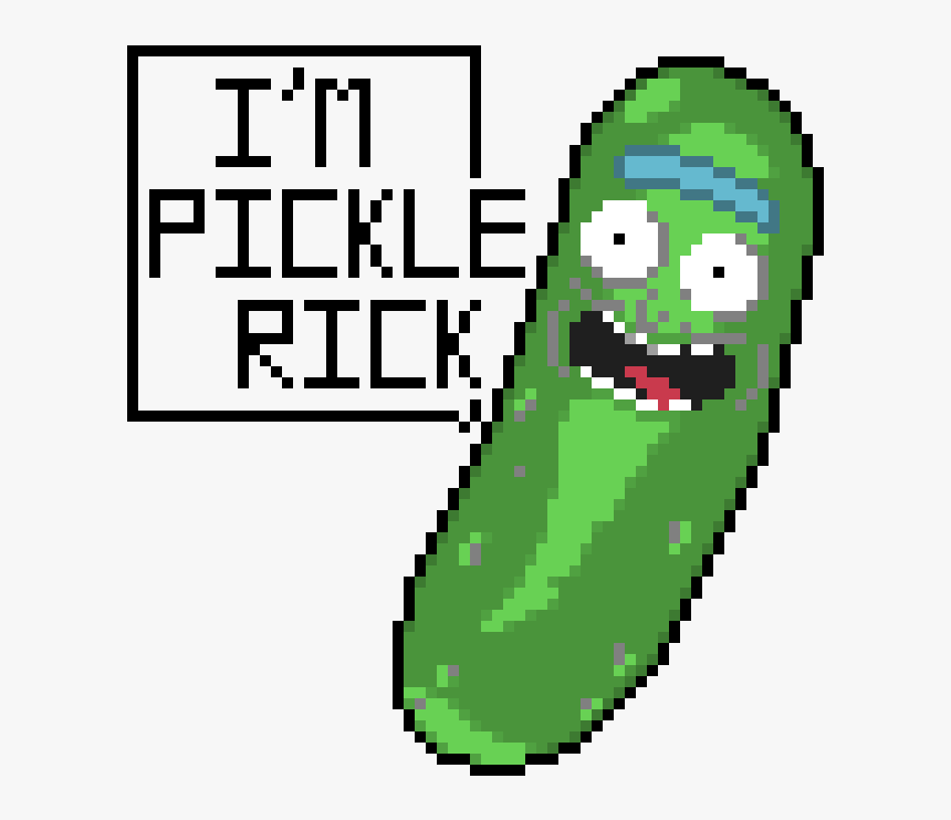 Rick And Morty Pixel Art, HD Png Download , Transparent Png Image - PNGitem