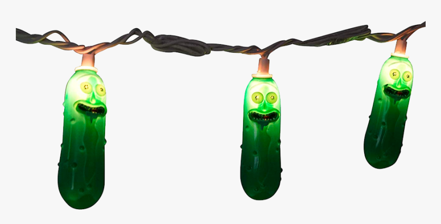 Pickle Rick String Lights, HD Png Download , Transparent Png Image ...