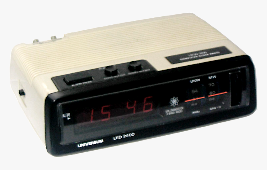 Computer Clock Radio - Radio Receiver, HD Png Download , Transparent ...