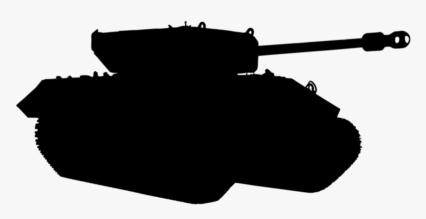 Tank Silhouette Mechanical Free Picture - Ww2 Silhouette Tank Png ...