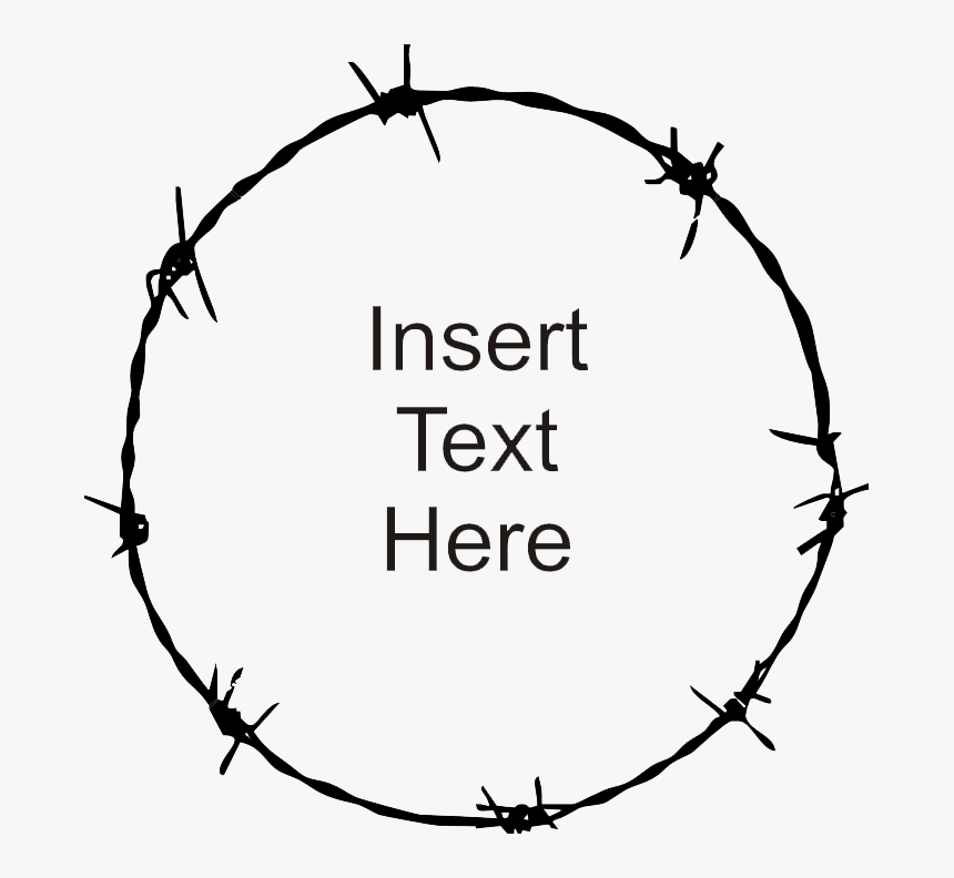 Barb Wire Clipart - Barb Wire Circle Clip Art, HD Png Download ...