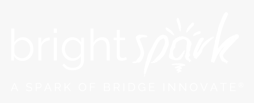 Bright Spark Logo With Tagline - Calligraphy, HD Png Download ...