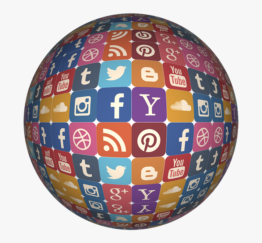 Icon, Ball, Round, Social Media, Network, Multimedia - Round Social ...
