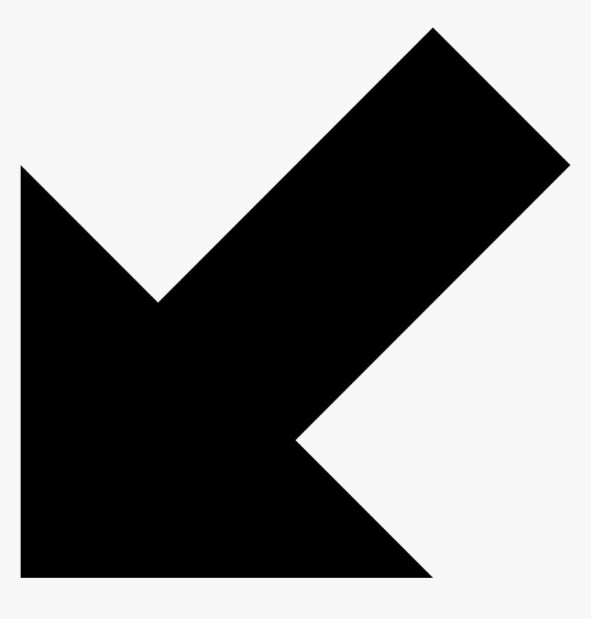 Arrow Keys Png - Bottom Left Corner Arrow, Transparent Png ...