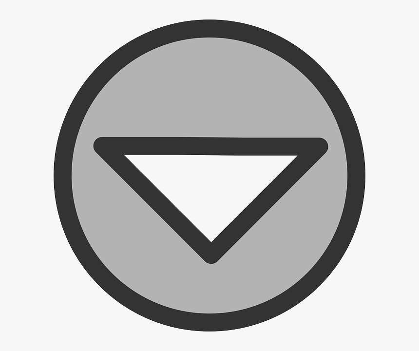 Down Arrow Button, HD Png Download , Transparent Png Image - PNGitem