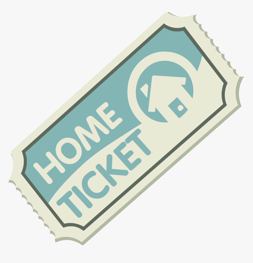 Misc Homestreet Ticket Clip Arts - Ticket Home, HD Png Download ...