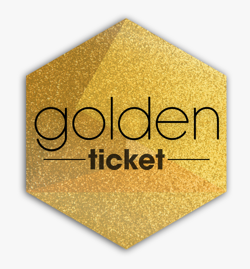Golden Ticket - Golden Ticket Text Png, Transparent Png , Transparent ...
