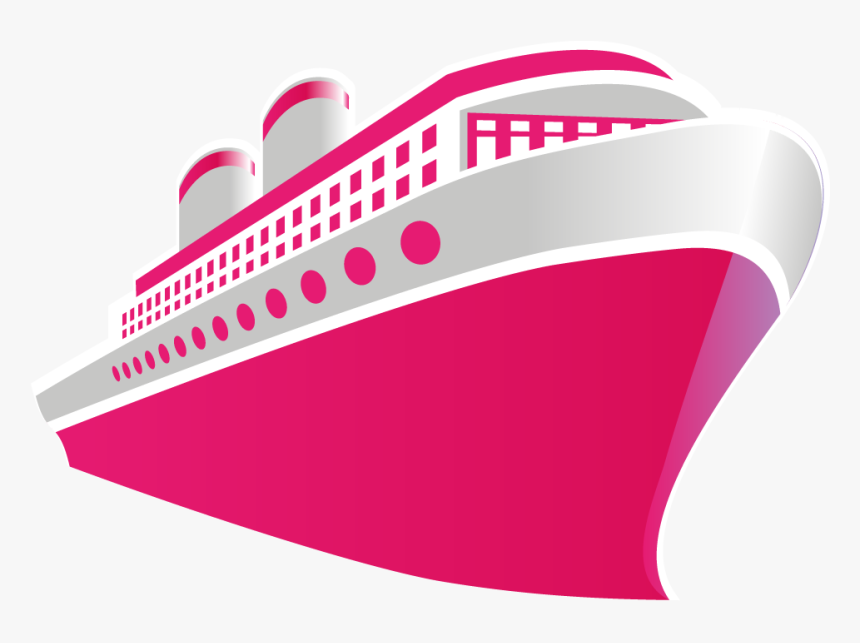 Transparent Cruise Ship Png - Pink Cruise Ship Clipart, Png Download ...