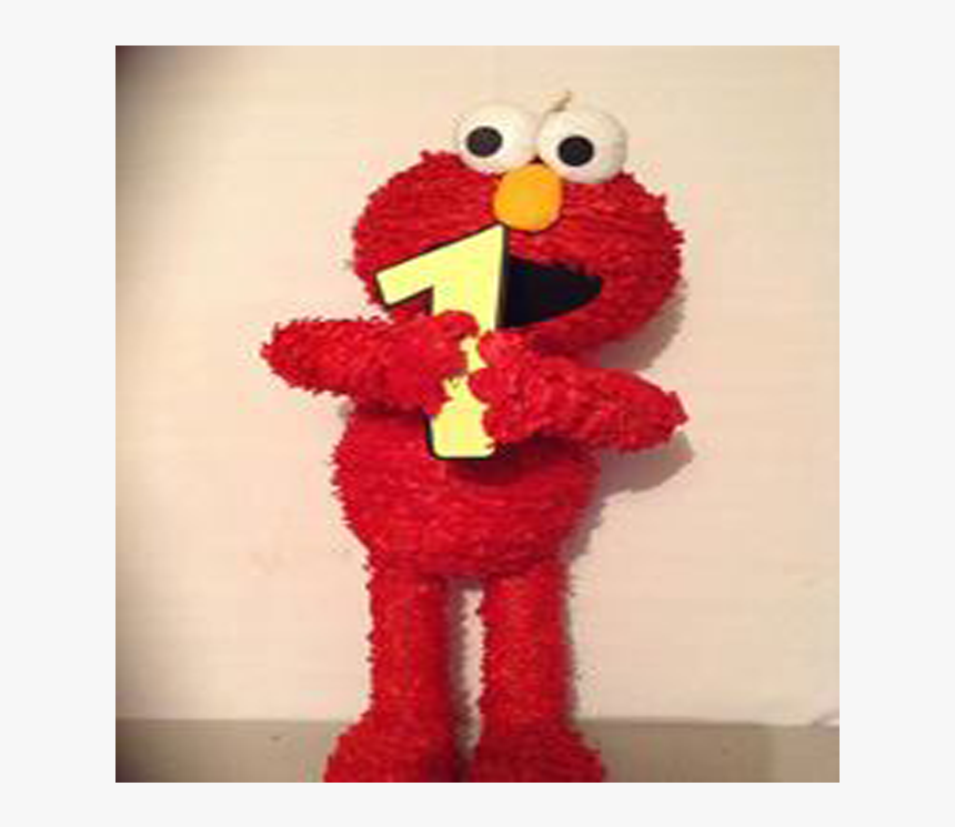 Elmo First Birthday Pinata In Houston - Cardinal, HD Png Download ...