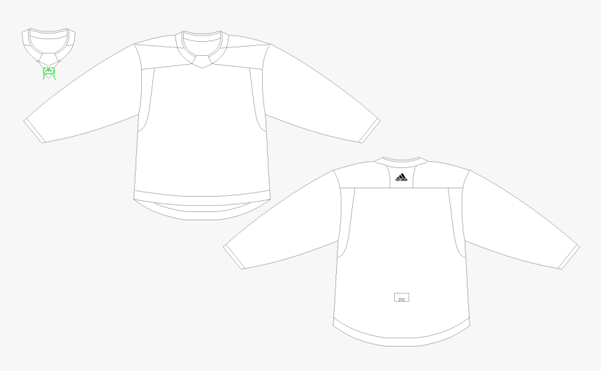 Blank Hockey Jerseys Template Png Download Printable Hockey Jersey