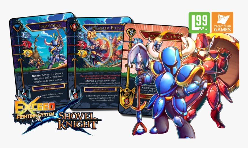 Exceed Card Previews - Shovel Knight, HD Png Download , Transparent Png ...