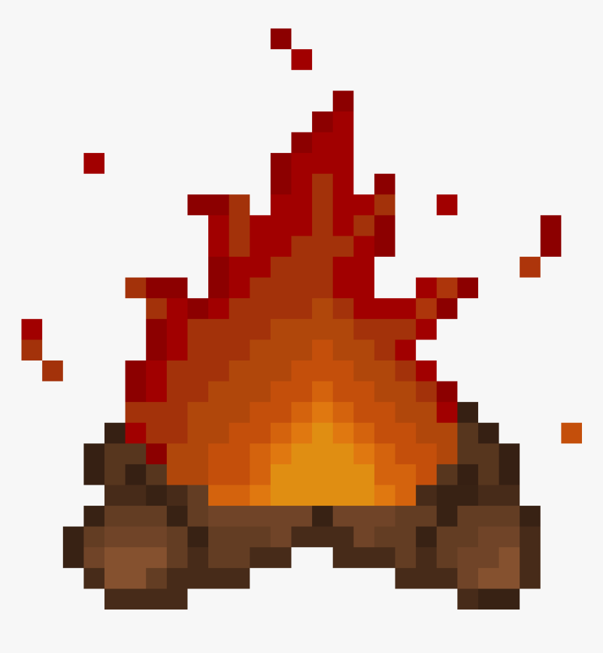 Pixel Art Campfire Png Transparent Png Transparent Png Image PNGitem