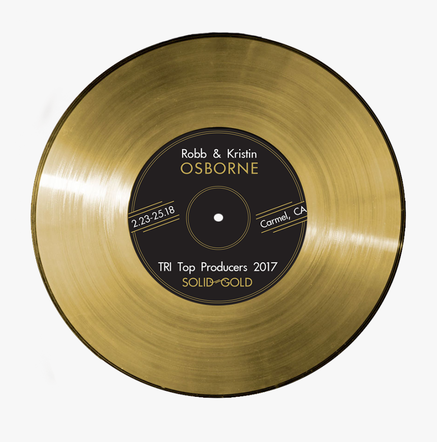 Gold Record - Circle - Circle, HD Png Download , Transparent Png Image ...
