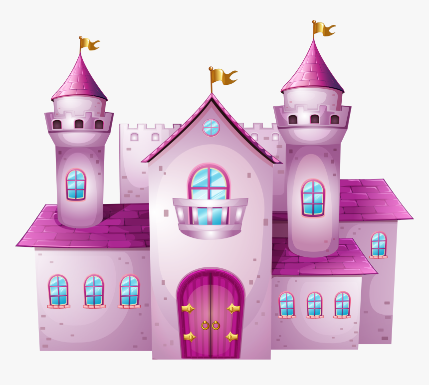 Pink Castle Clipart, HD Png Download , Transparent Png Image - PNGitem