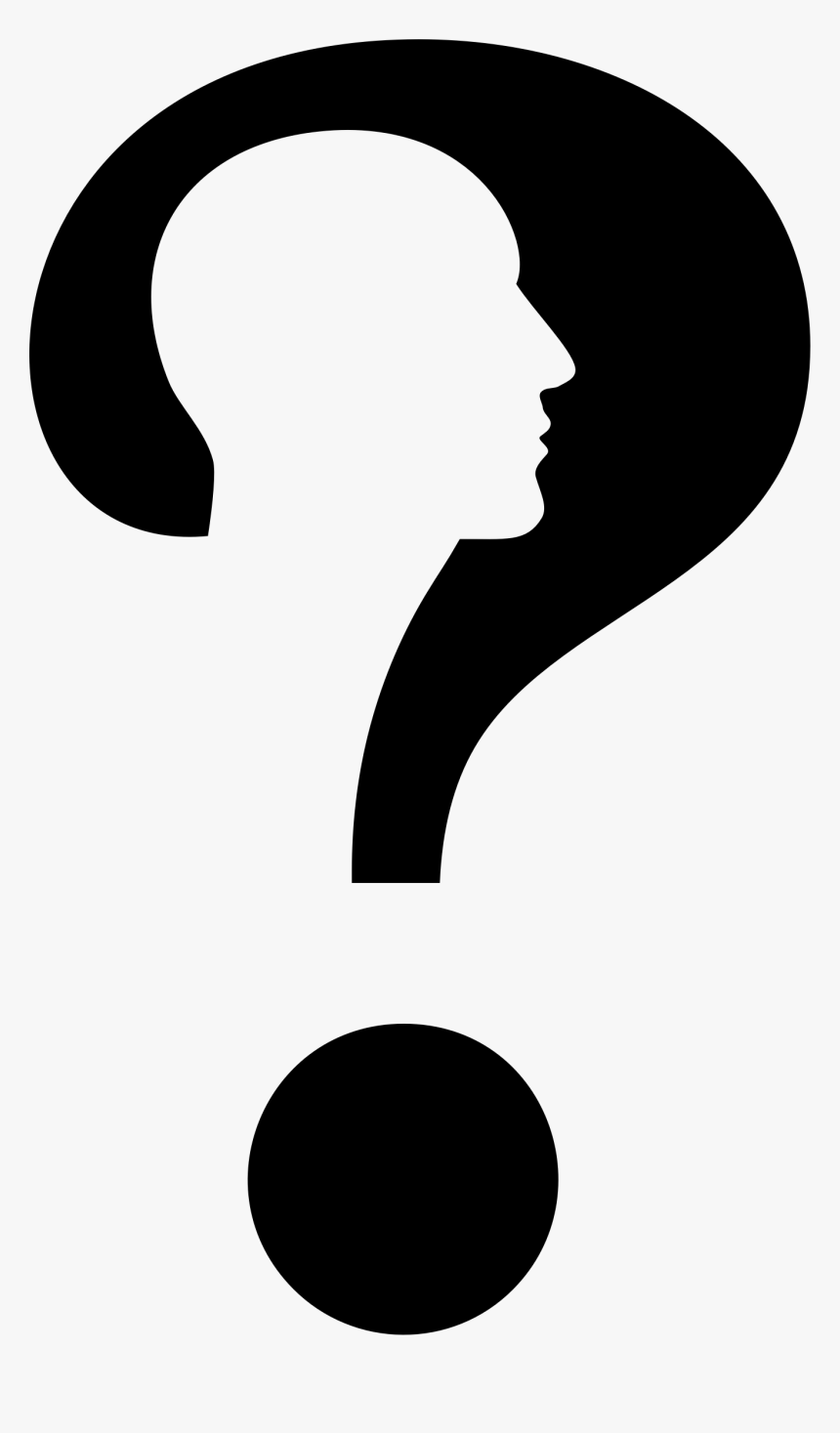 Question Head Two Clip Arts - Question Mark With Face Png, Transparent ...