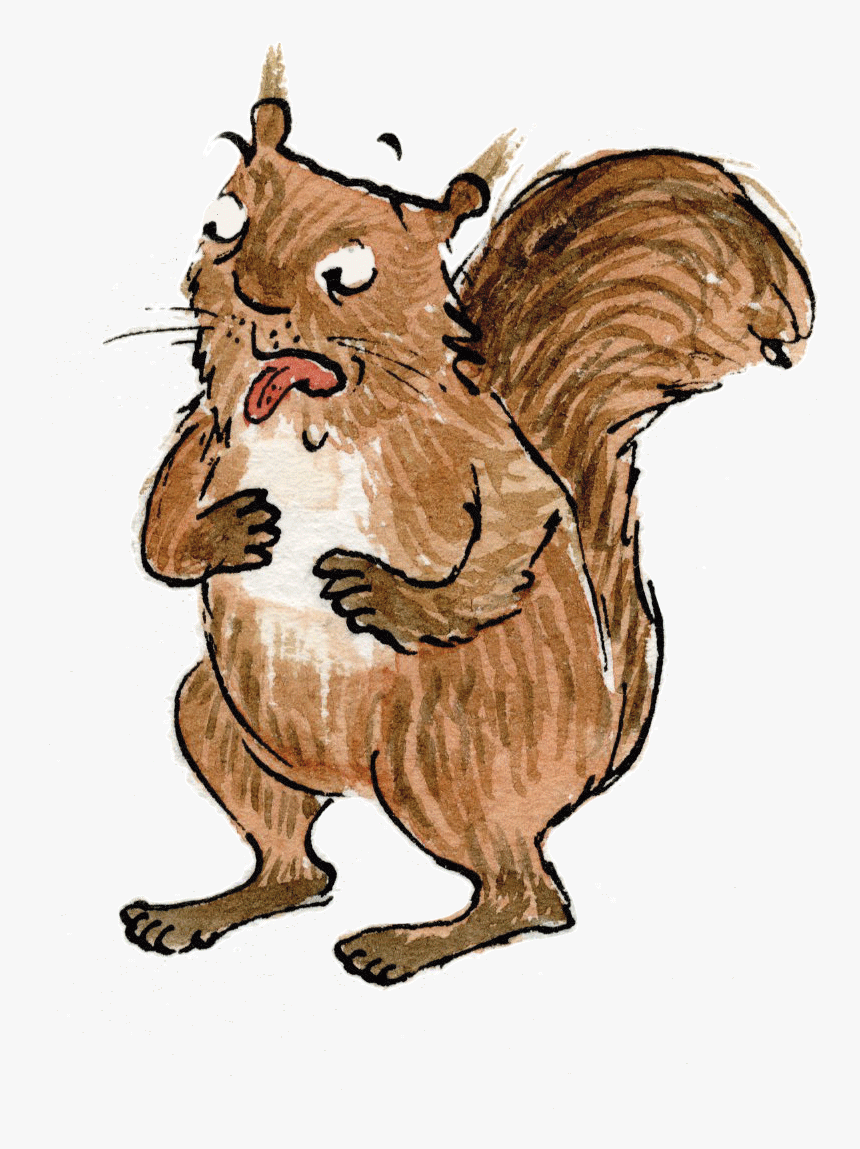 Angry Squirrel Cartoon