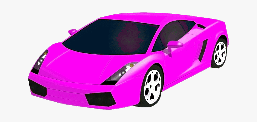 Purple Gallardo - Розовая Ламборджини Пнг, HD Png Download ...