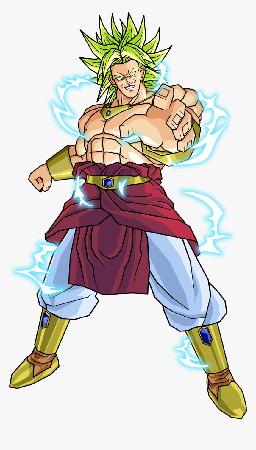 Dragon Ball Broly Png Hd - Broly Legendary Super Saiyan Blue ...
