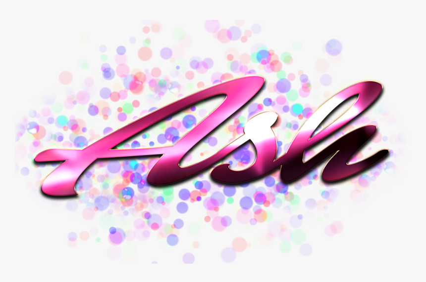 Ash Name Logo Bokeh Png - Ashar Name, Transparent Png , Transparent Png ...