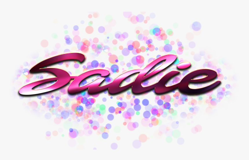 Sadie Name Logo Bokeh Png - Olive Name, Transparent Png , Transparent ...