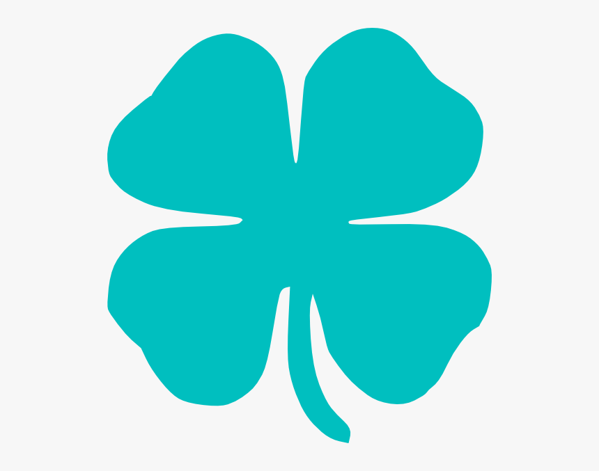 Blue 4 Leaf Clover, HD Png Download , Transparent Png Image - PNGitem