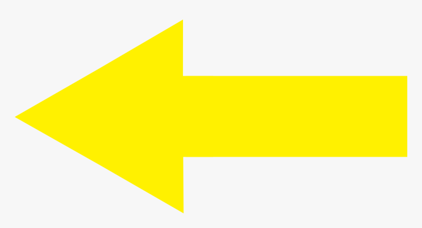 Yellow Arrow Left - Yellow Arrow Black Background, HD Png Download ...