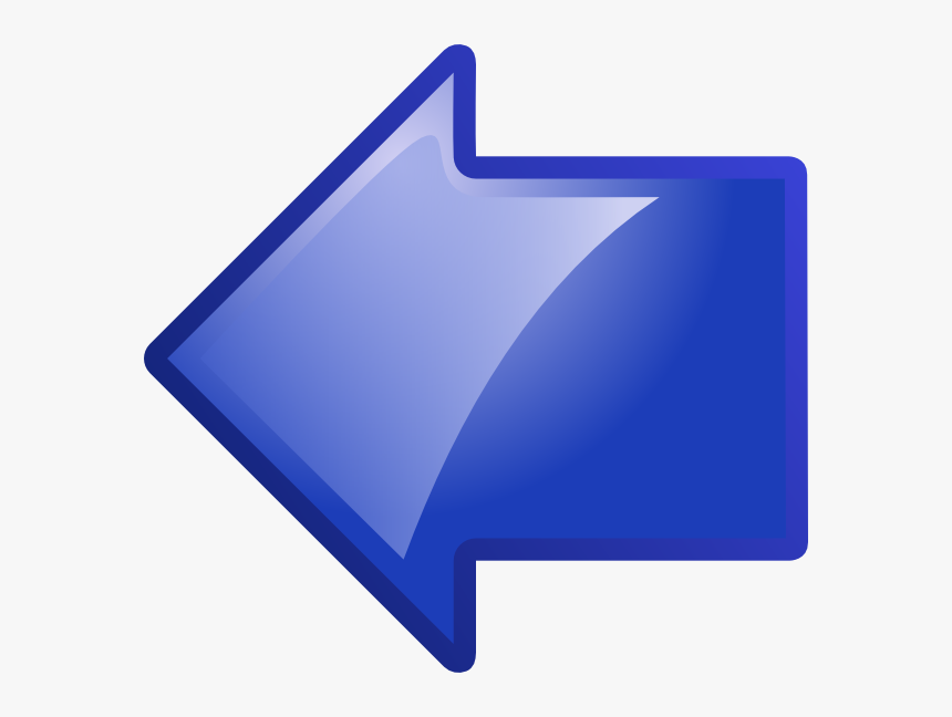 Blue Arrow Left Png, Transparent Png , Transparent Png Image - PNGitem