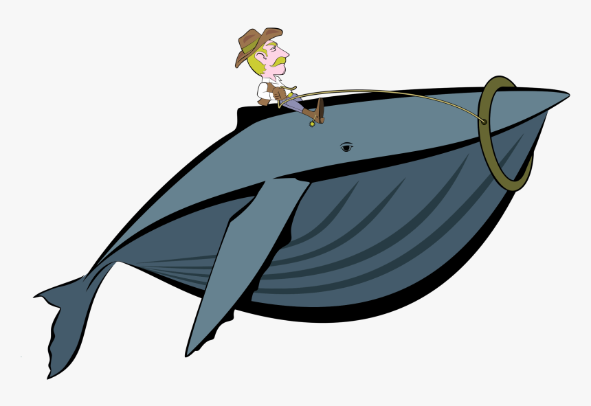 Cowboy Riding Whale Clip Arts - Cowboy Riding A Whale, HD Png Download ...