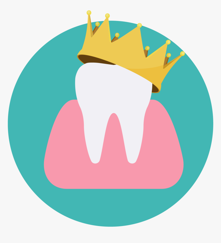 Transparent Pink Crown Png - Tooth With Crown Png, Png Download ...