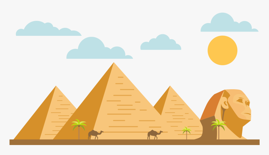 Natural - Pyramids Of Giza Cartoon, HD Png Download , Transparent Png ...
