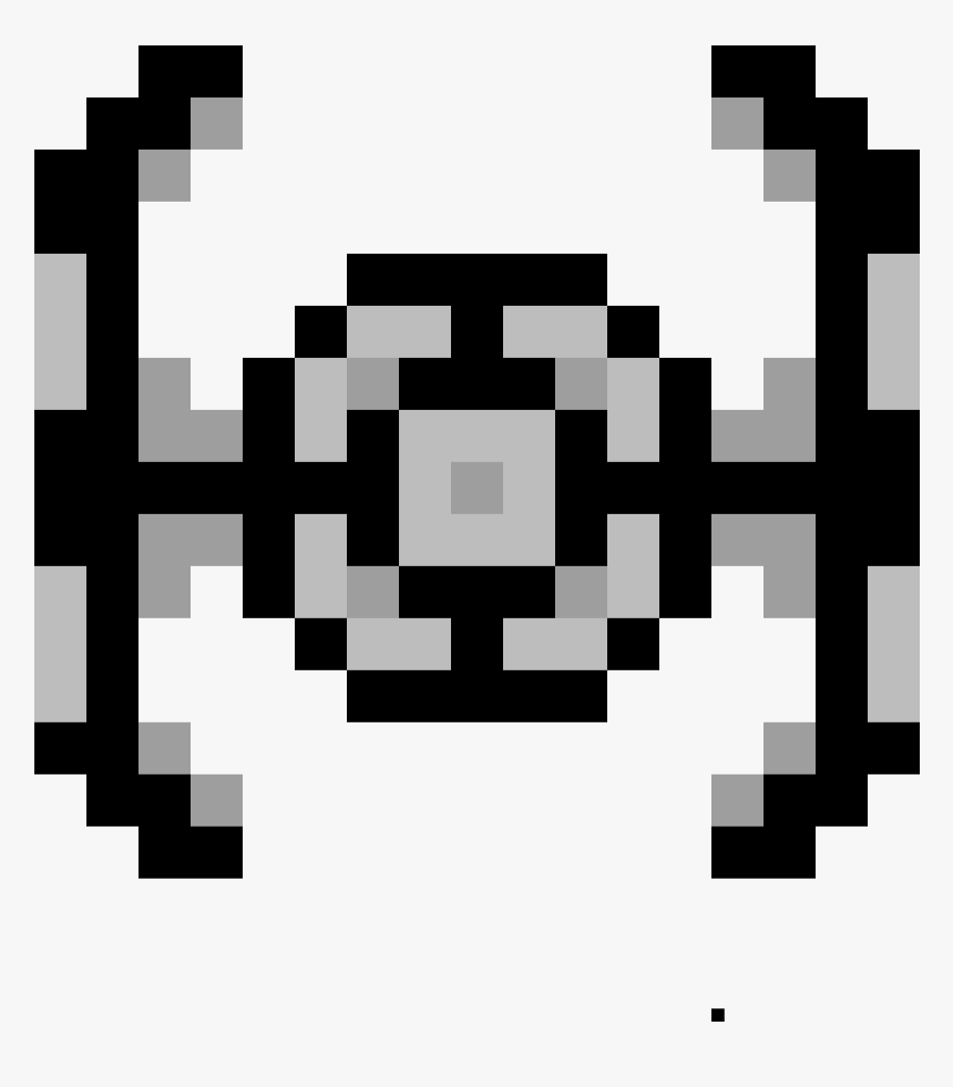 Tie Fighter Pixel Art, HD Png Download , Transparent Png Image - PNGitem