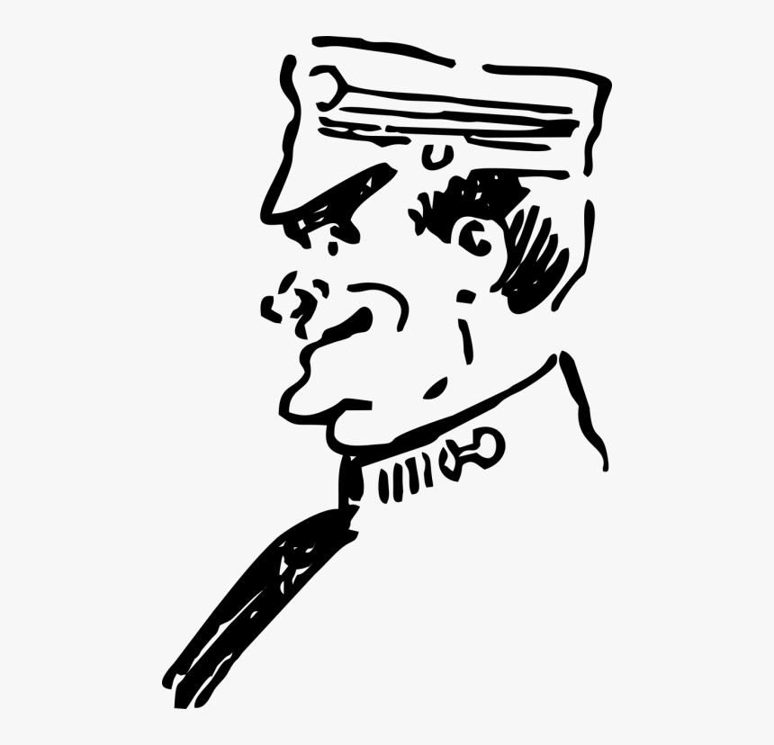 Mans Face Conductor Man, HD Png Download , Transparent Png Image - PNGitem