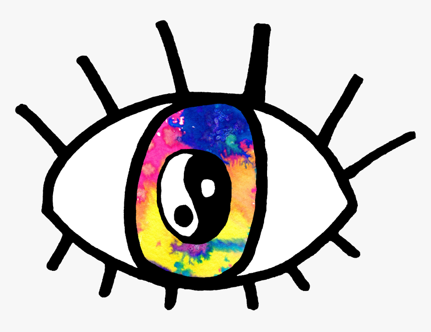 Colorful Yin Yang Eye - Cute Rilakkuma Transparent, HD Png Download ...