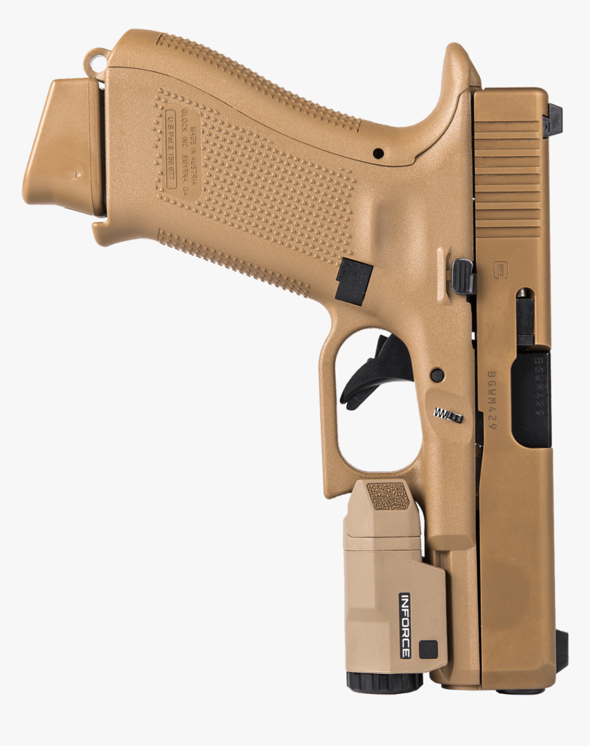 Inforce Aplc Glock Flashlight, HD Png Download , Transparent Png Image ...