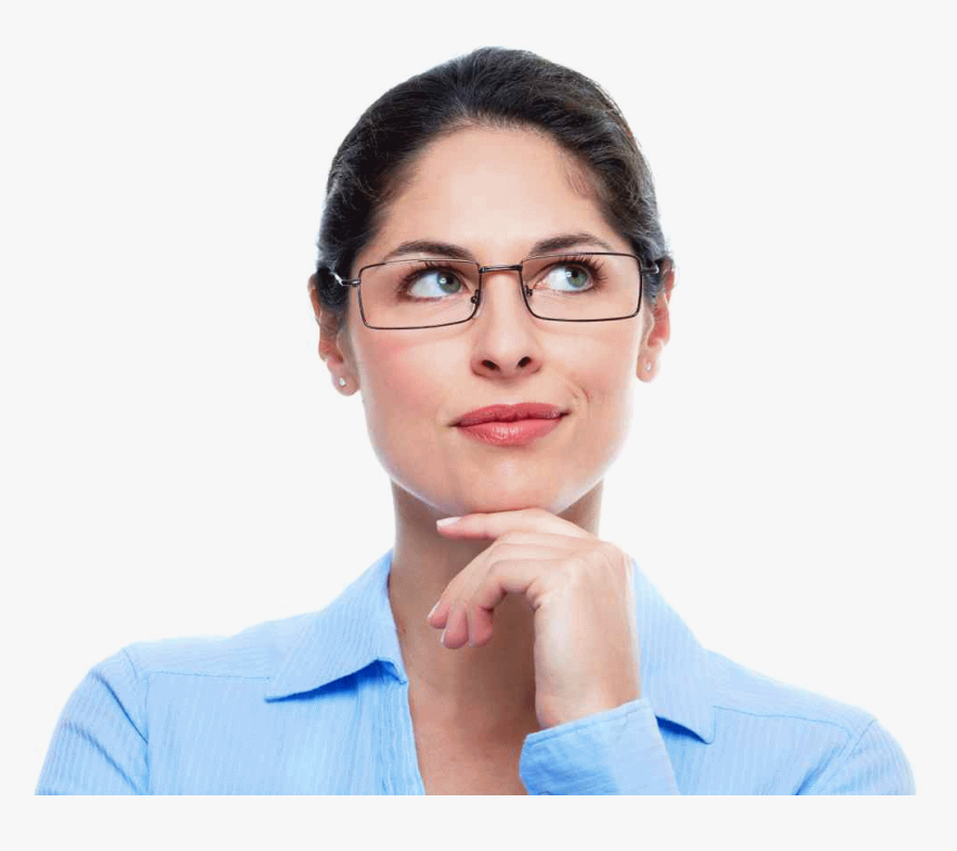 Girl Think Png - Man Business Thinking Png, Transparent Png ...