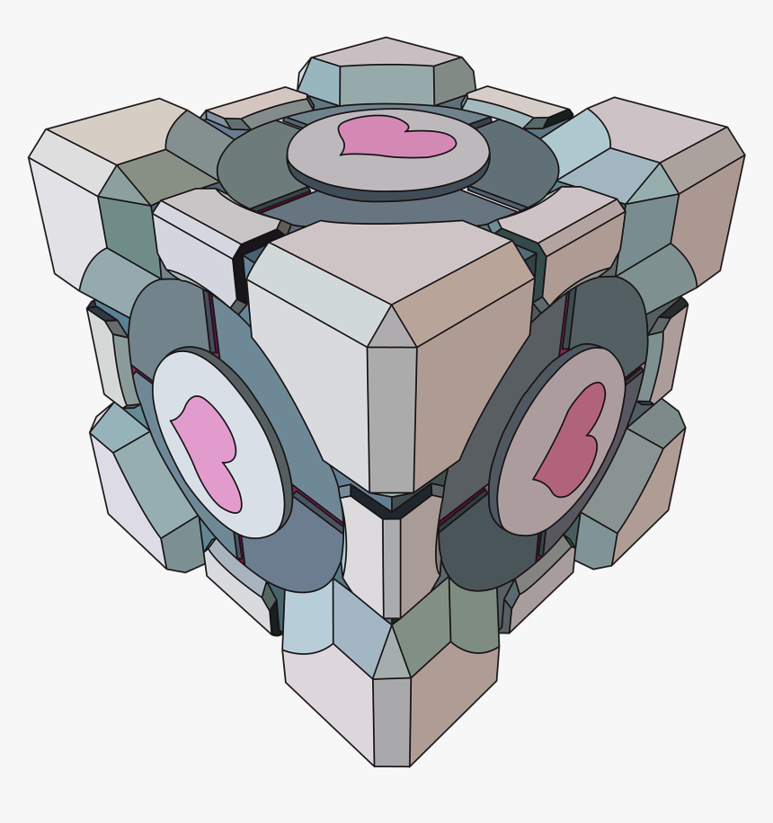Companion Cube Png - Transparent Png Portal Companion Cube Png, Png ...