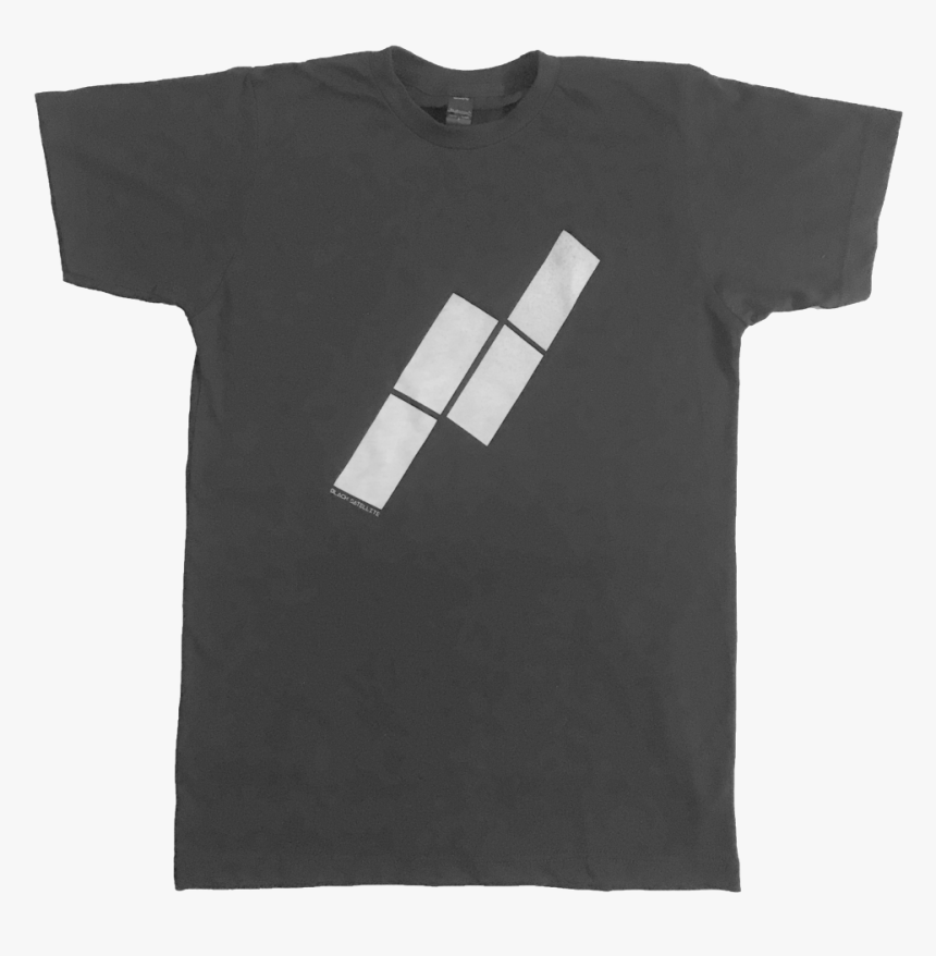 Black Satellite Logo Tshirt - Active Shirt, HD Png Download ...