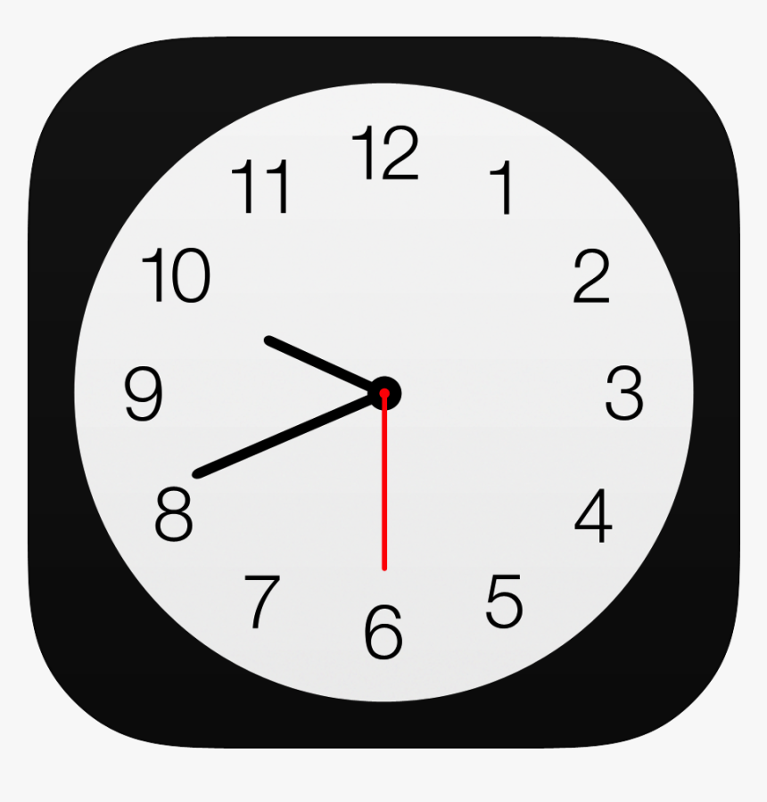 Clock Icon - Transparent Background Clock Clipart, HD Png Download ...