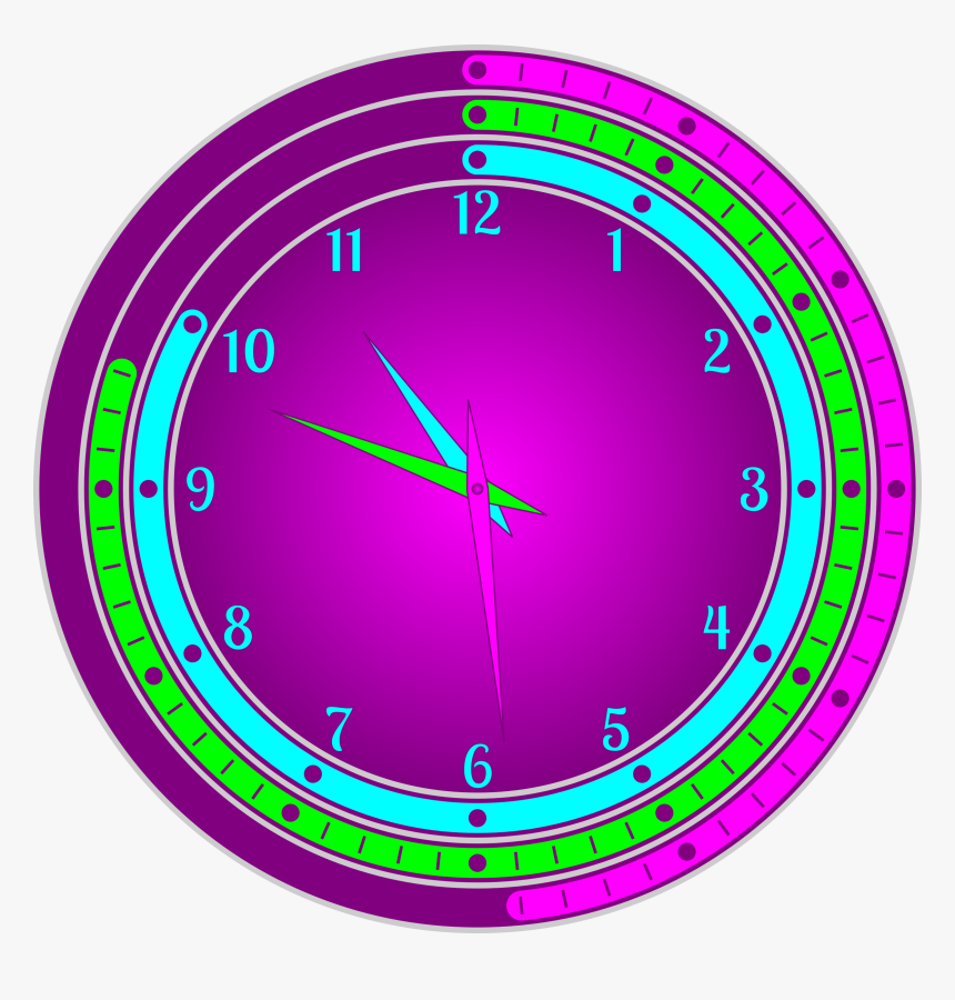 Ringed Clock Clip Arts - Portable Network Graphics, HD Png Download ...