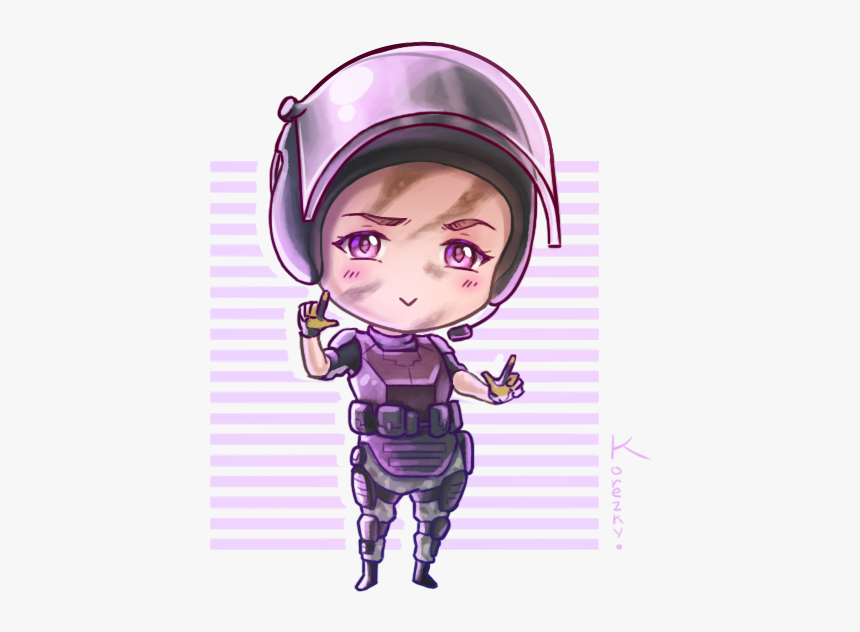 Echo Drawing Rainbow Six Siege - Rainbow Six Siege Mira Chibi, HD Png ...
