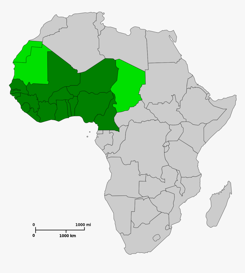 West Africa Map Svg, HD Png Download , Transparent Png Image - PNGitem